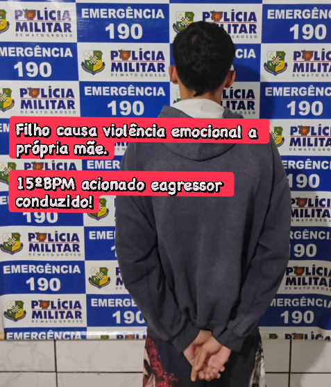 Ameaça entre mãe e filho em Rondonópolis